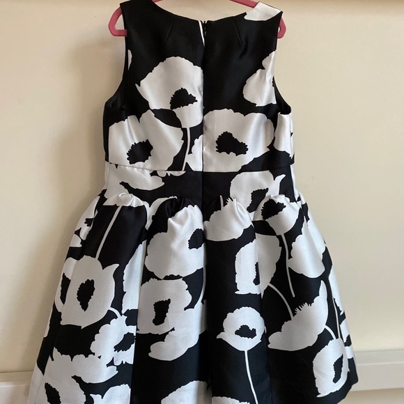 Milly Minis | Dresses | Milly Minis Blackwhite Flower Satin Formal ...